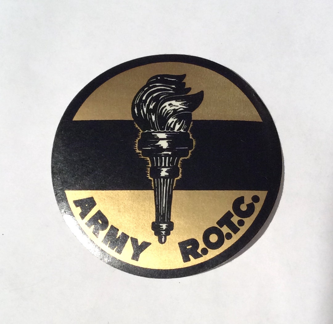 Vintage 1960s Army ROTC Sticker Decal for Car Window/retro Vietnam Era ...