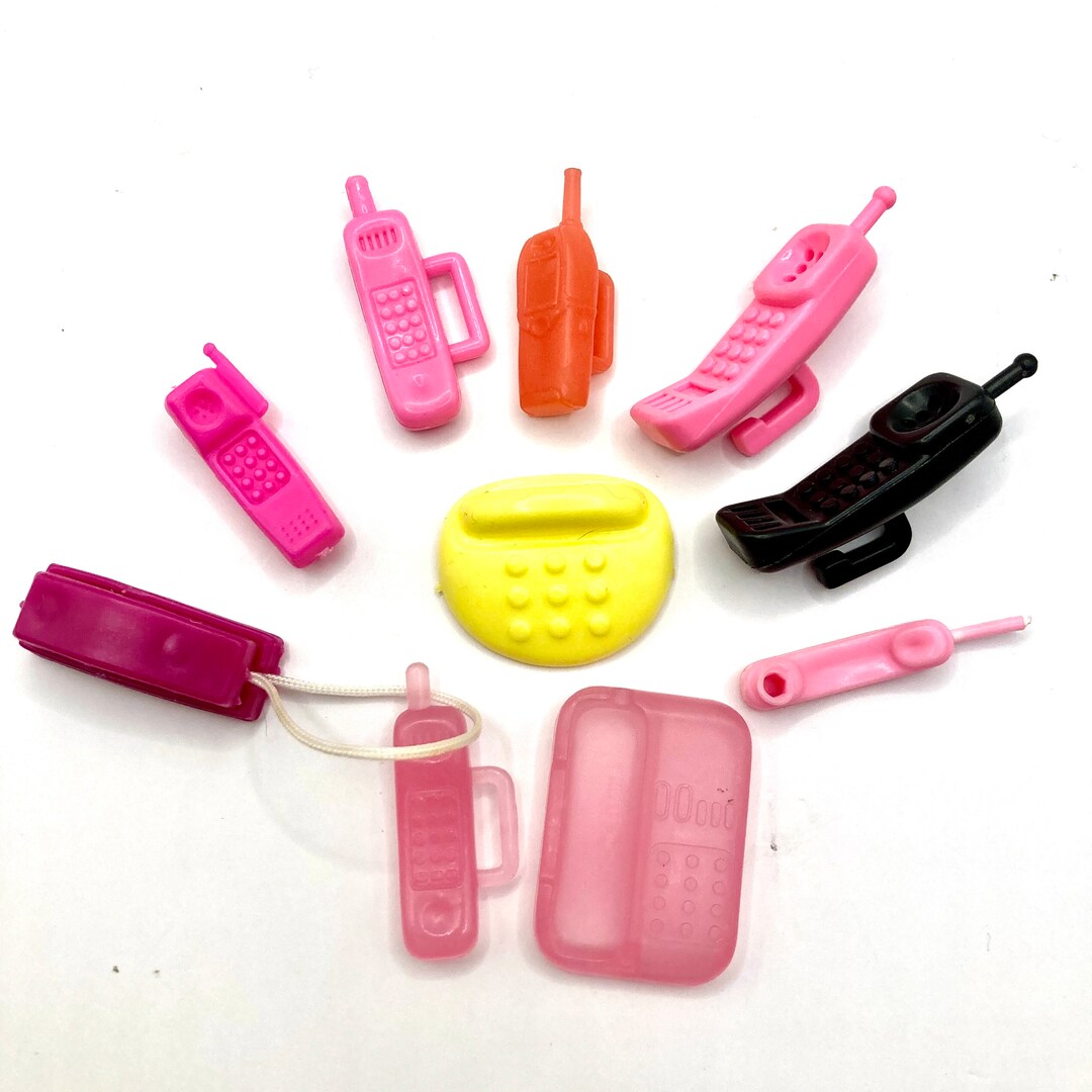 Vintage 1980s-2000s Choice of 1:6 Scale Miniature Telephones/portable ...