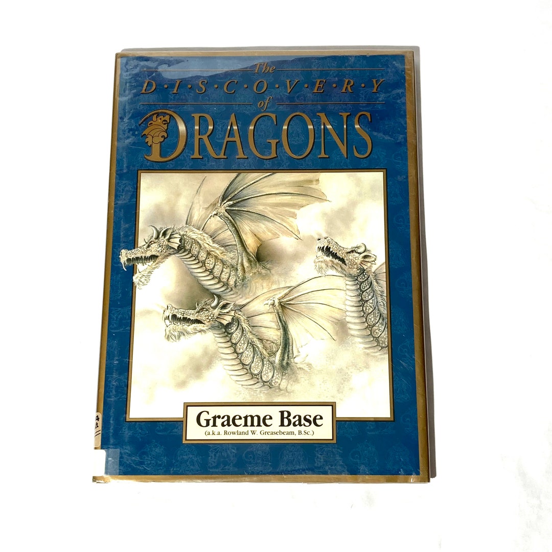 Vintage 1996 the Discovery of Dragons by Graeme Base/dragon Dragon Coolness/ex-library - Etsy