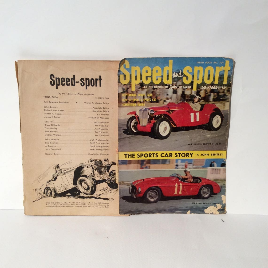 Vintage 1950s Speed and Sport Sports Car Racing Magazine/no | Etsy