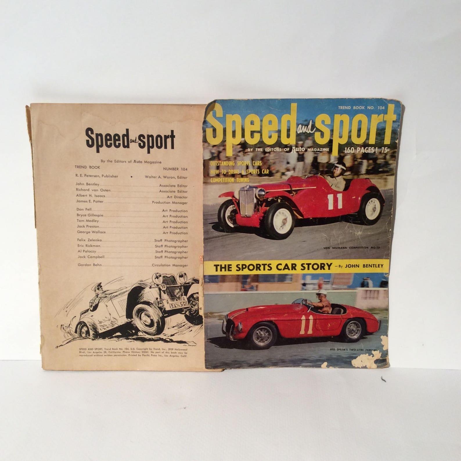 Vintage 1950s Speed and Sport Sports Car Racing Magazine/no | Etsy