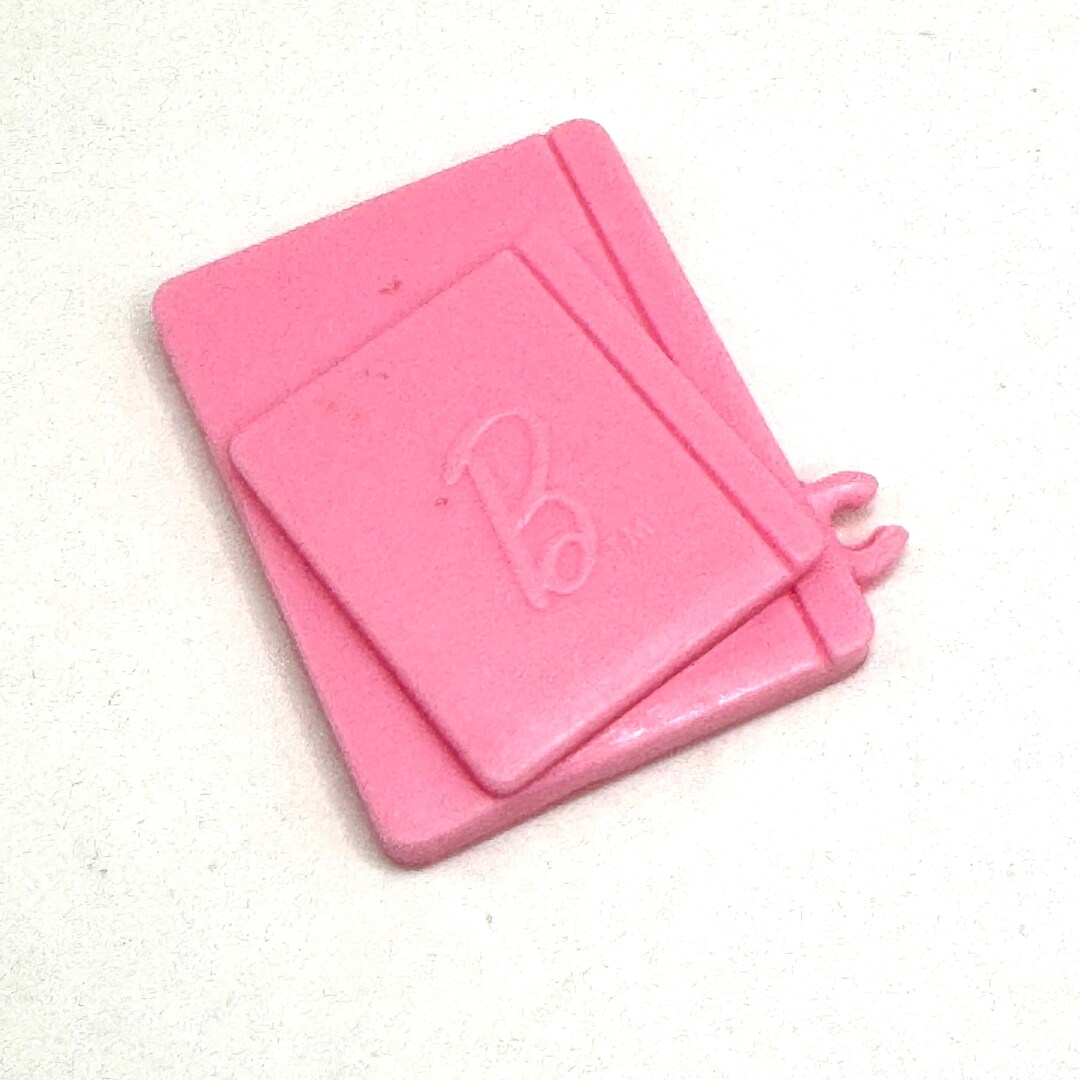 Vintage 1990s B Barbie Light Pink Logo Notebook/computer Tablet Plastic ...