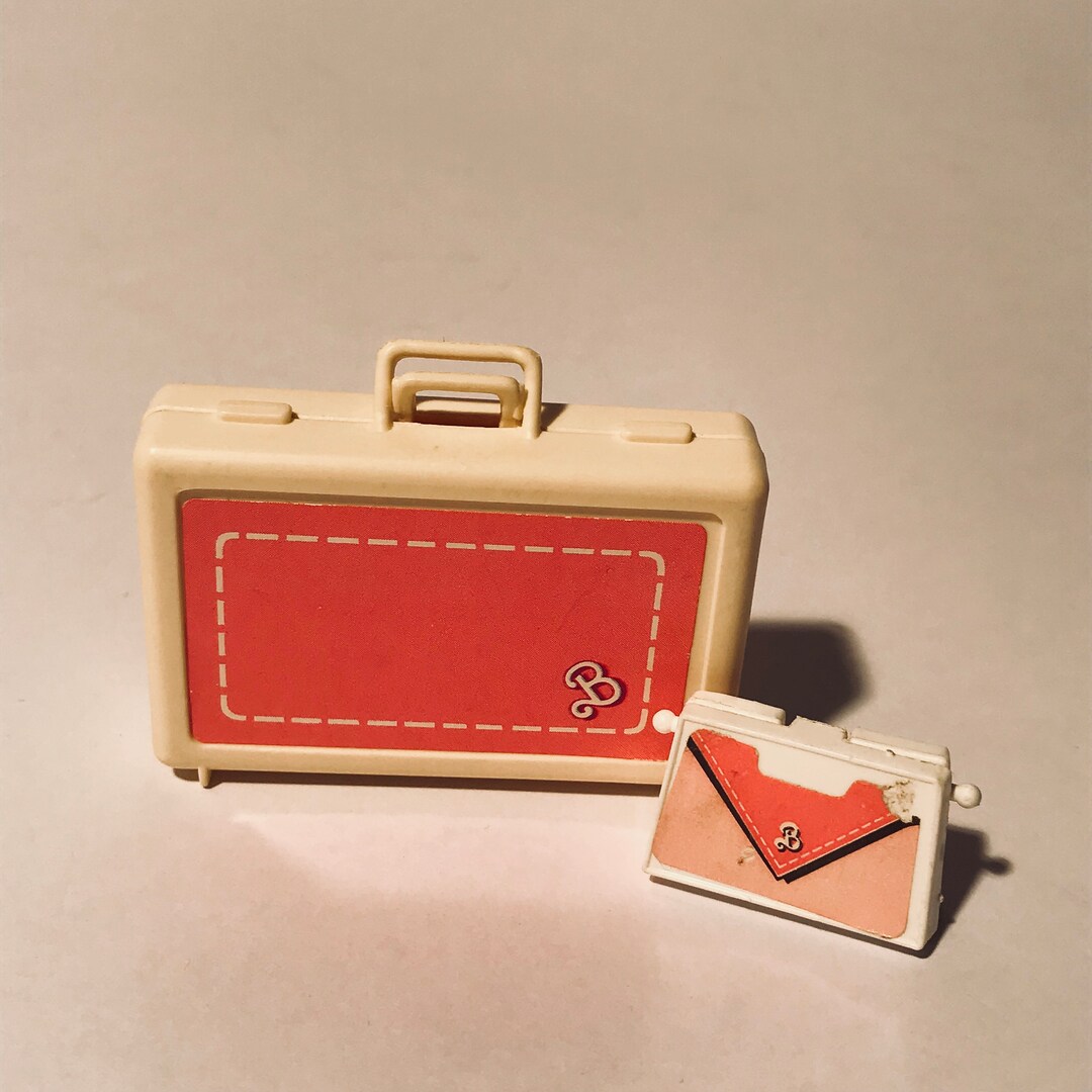 Vintage 1980s Barbie Briefcase and Pocketbook/miniature/prop/doll ...