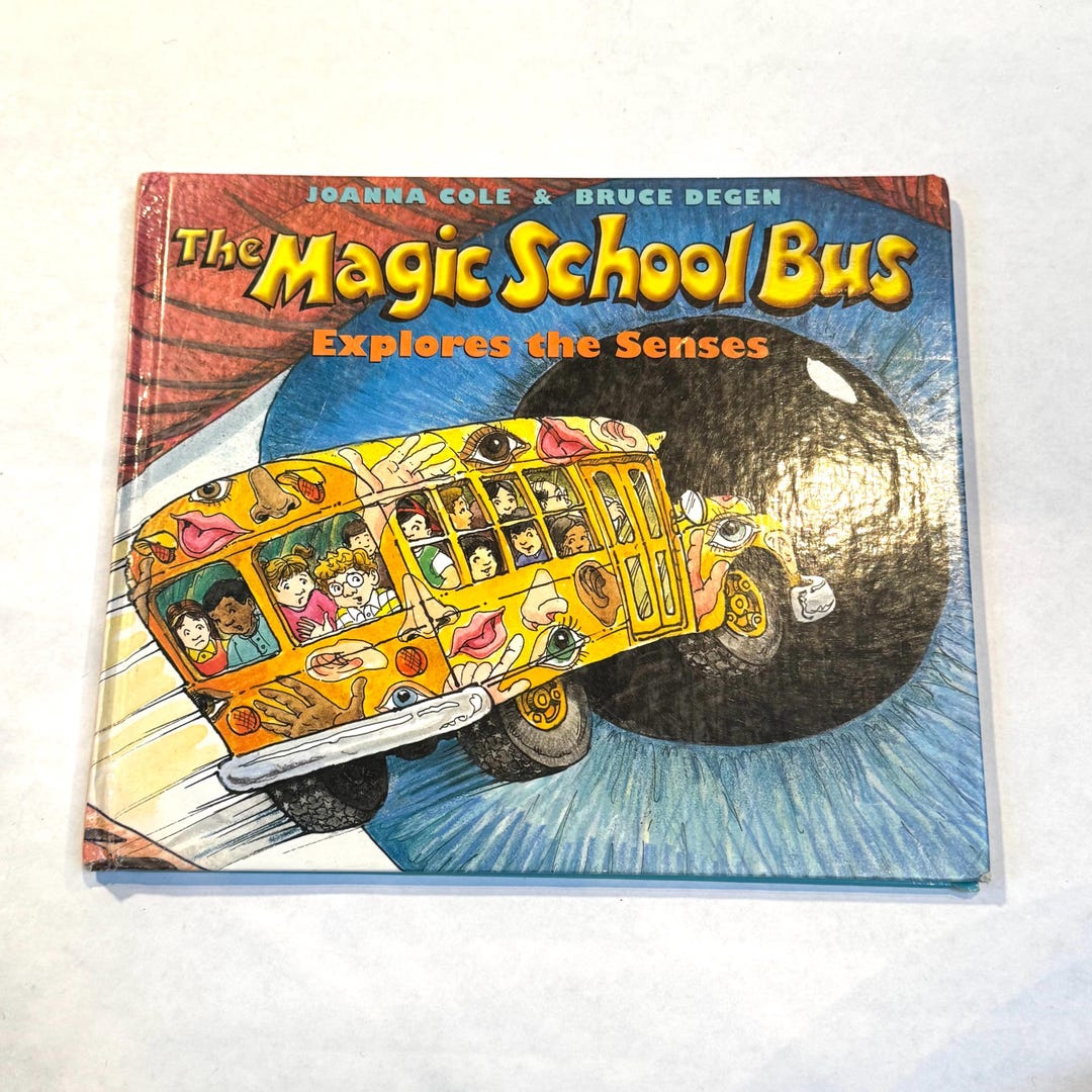 Vintage 1990s DOUBLE SIGNED Magic School Bus Explores the Senses ...
