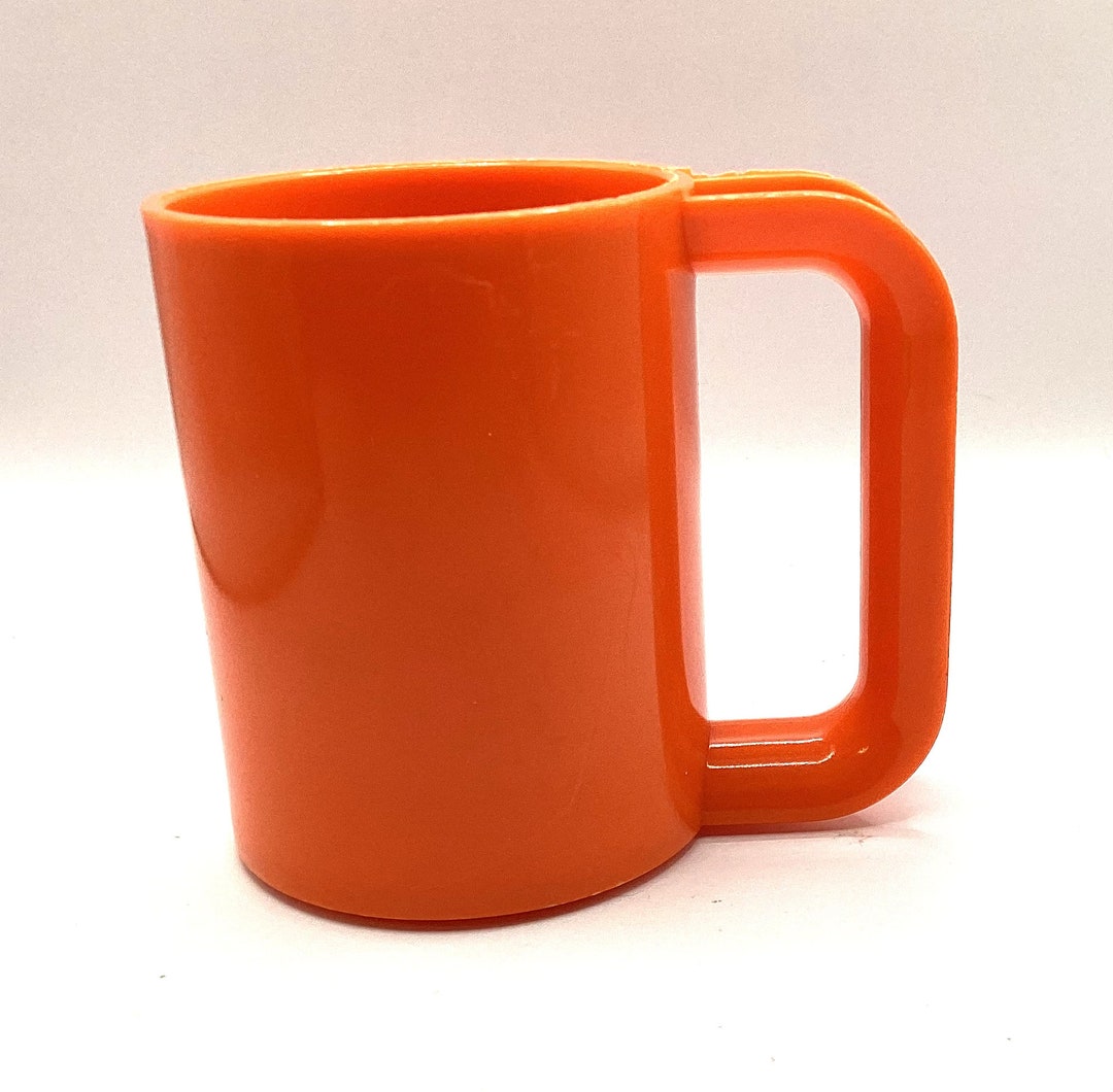 Vintage 1980s Iconic Plastic Designer-style Bright Orange - Etsy