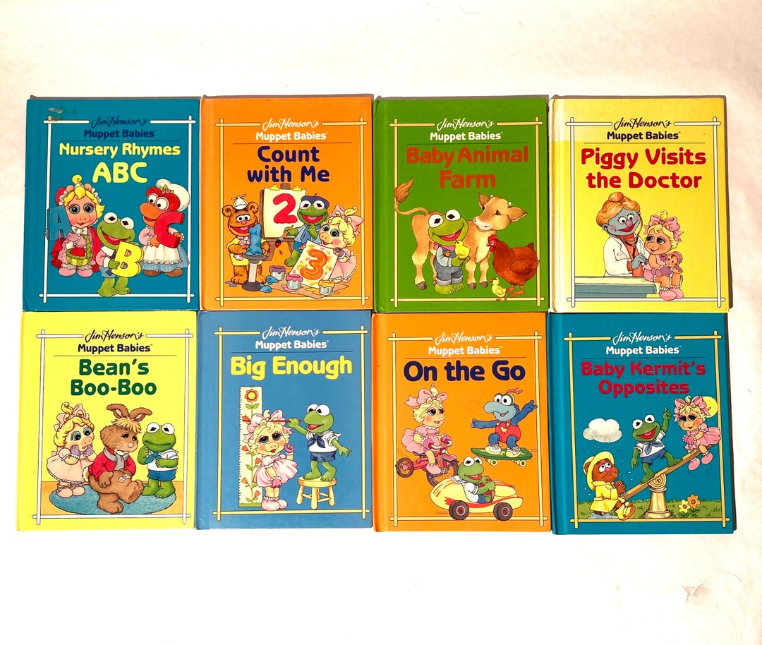 Vintage 1980s Choice of 8 the Muppet Babies Hardcover Book Club Series ...