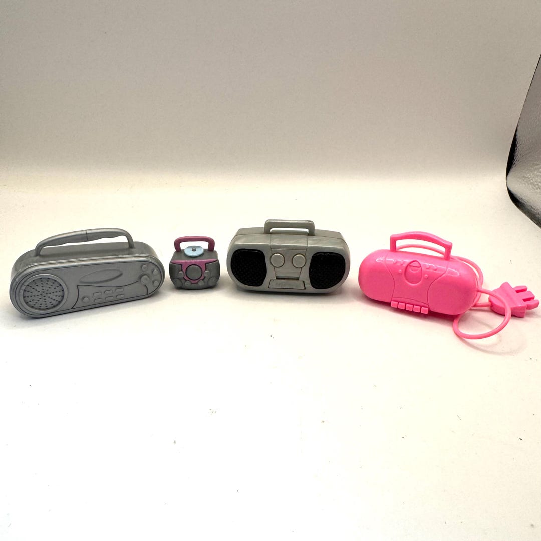 Vintage 1990s Choice of 1:6 Scale Fashion Dollhouse Miniature Boombox ...