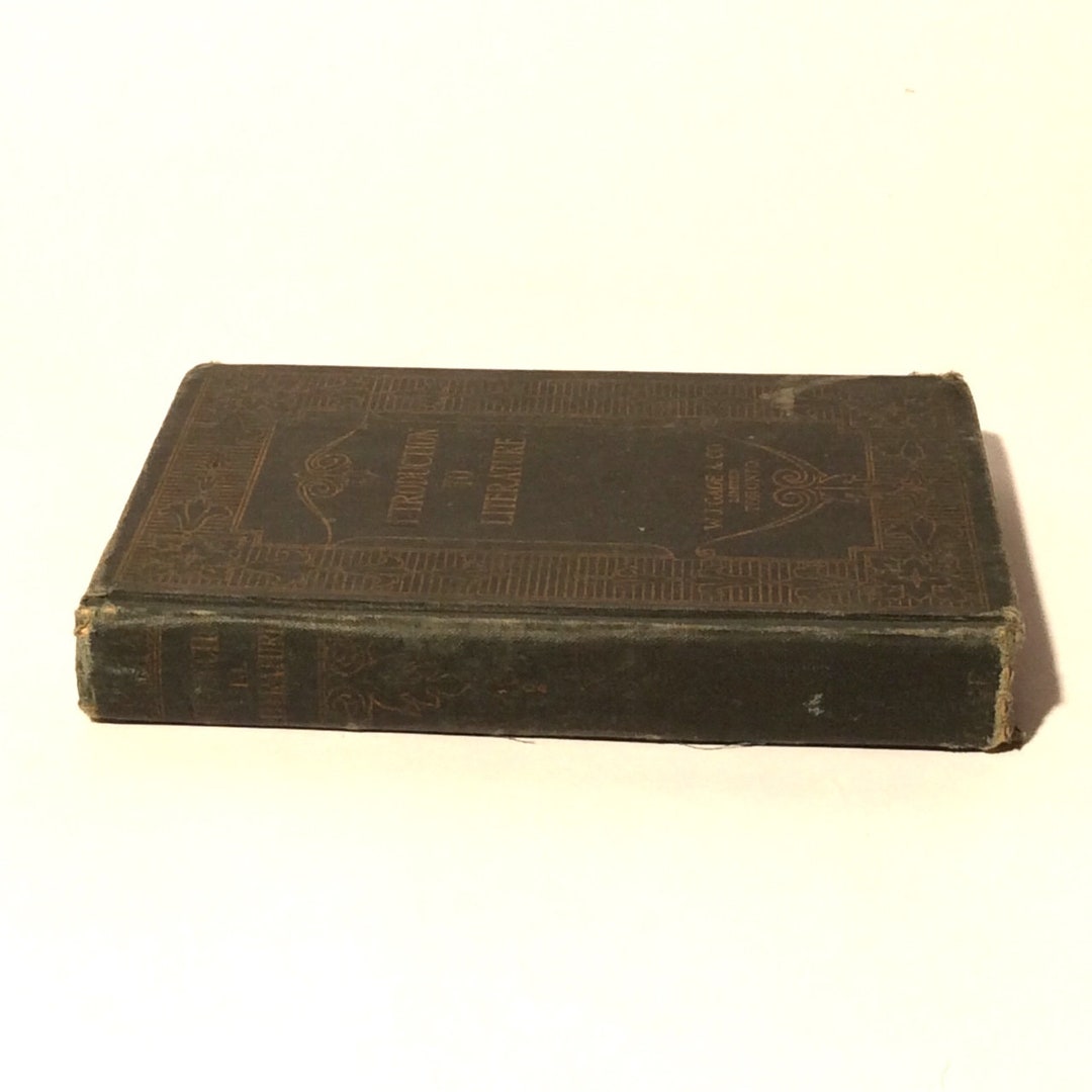 Vintage 1920s Canadian School Textbook "introduction to Literature ...