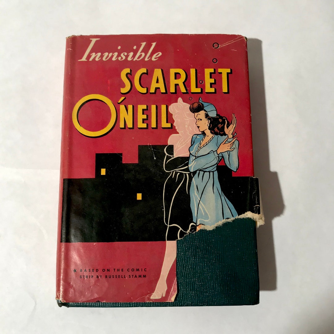 Vintage 1940s "invisible Scarlet O'neil" Pulp Russel Stamm Serial ...