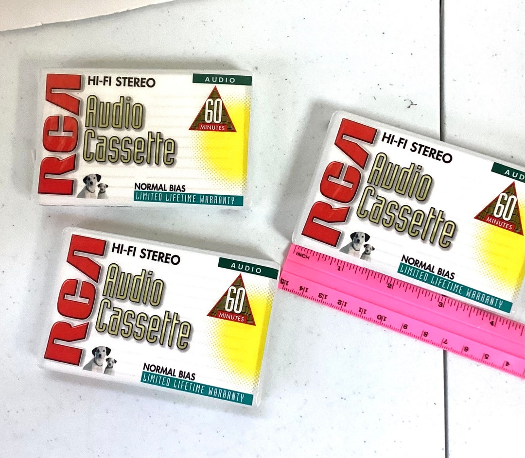 Vintage Set of 3 New in Package RCA Hi-fi Stereo Audio Cassette, 60 Min ...