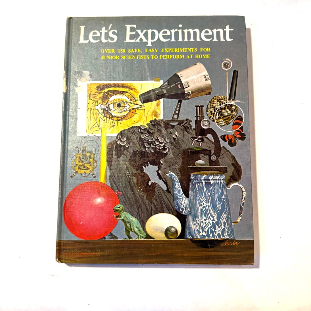 Vintage 1960s Let's Experiment Mid Century America Collectible Science ...