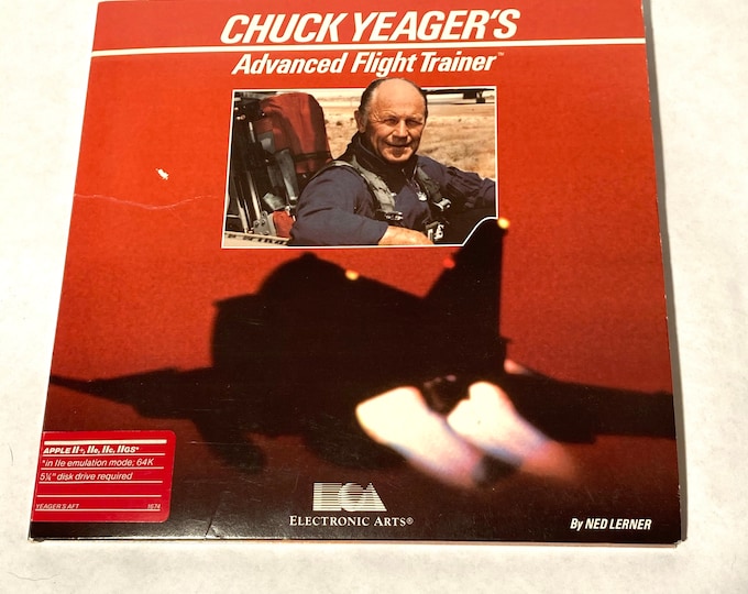 Vintage 1980s Chuck Yeager's Advanced Flight Trainer Computer Flight ...