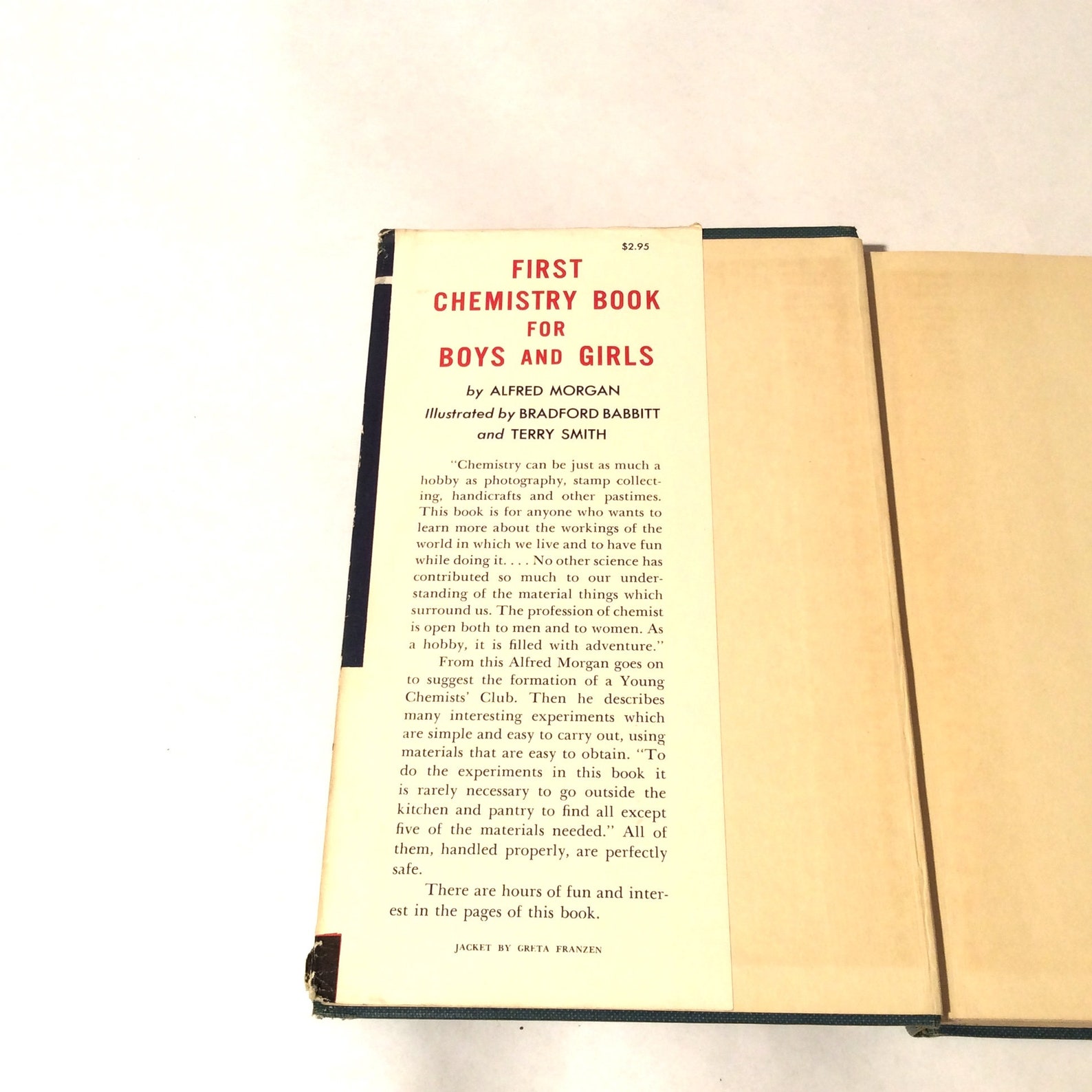 Vintage 1950 "first Chemistry Book for Boys and Girls" by Alfred Morgan ...