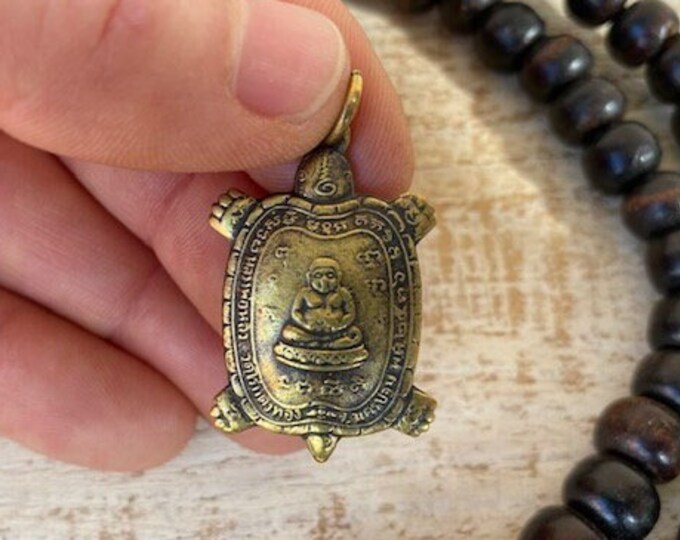 Turtle Amulet Pendant // Buddha Amulet // Amulet Pendant // Turtle ...
