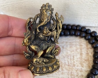 Small Ganesh Statue // Small Brass Ganesha Statue // Ganesha Statue ...