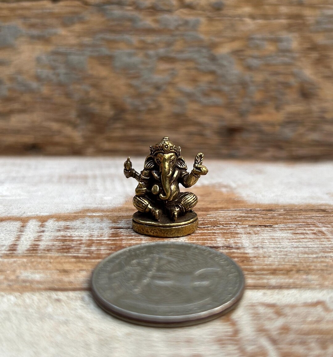 Small Ganesha Statue // Small Brass Ganesh Statue // Ganesh Image ...