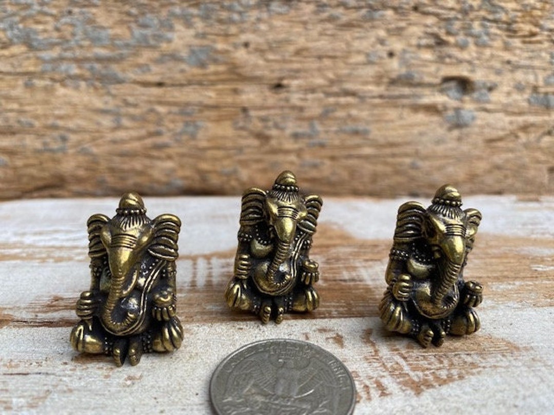 Small Ganesh Statue // Brass Ganesha Statue // Ganesha Statue // Ganesh ...