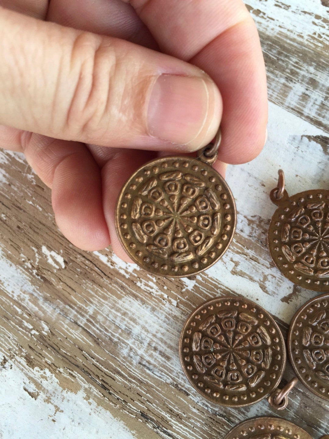 Two-sided Small Round Thai Buddha Amulet Pendant / Buddhist Amulet ...