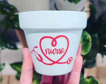 Nurse Planter Pot - Etsy