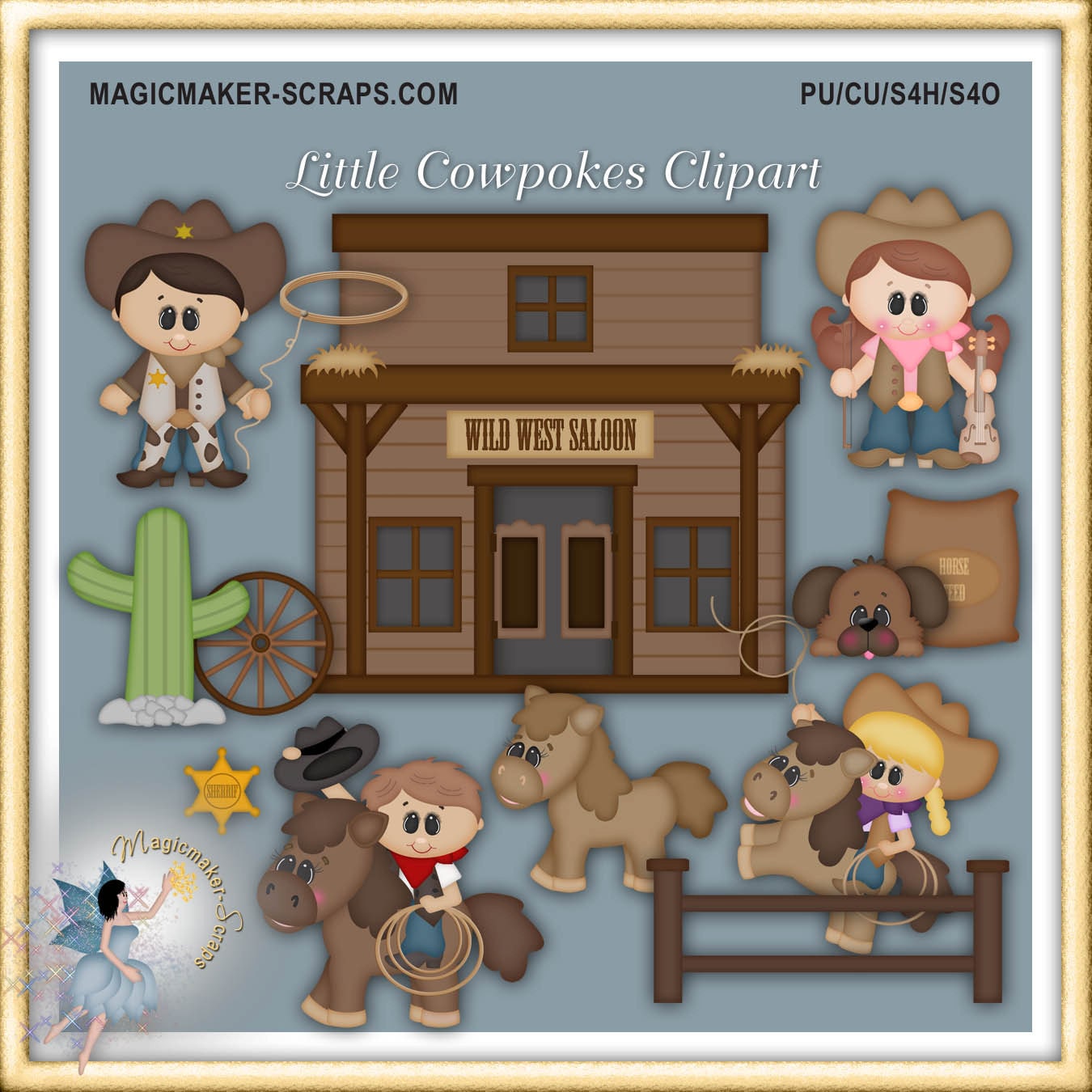 Cowboy clipart Texas Little Cowpokes | Etsy