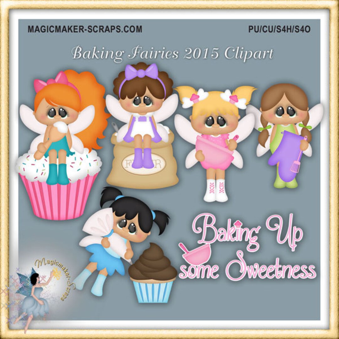 Cooking Clipart, Baking Fairies 2015 - Etsy
