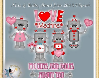 Nuts and Bolts Robot - Etsy