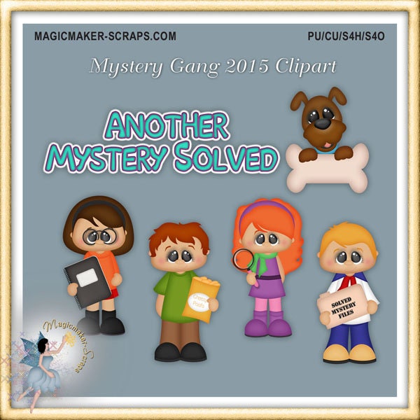 Detective Clipart, Mystery Gang - Etsy