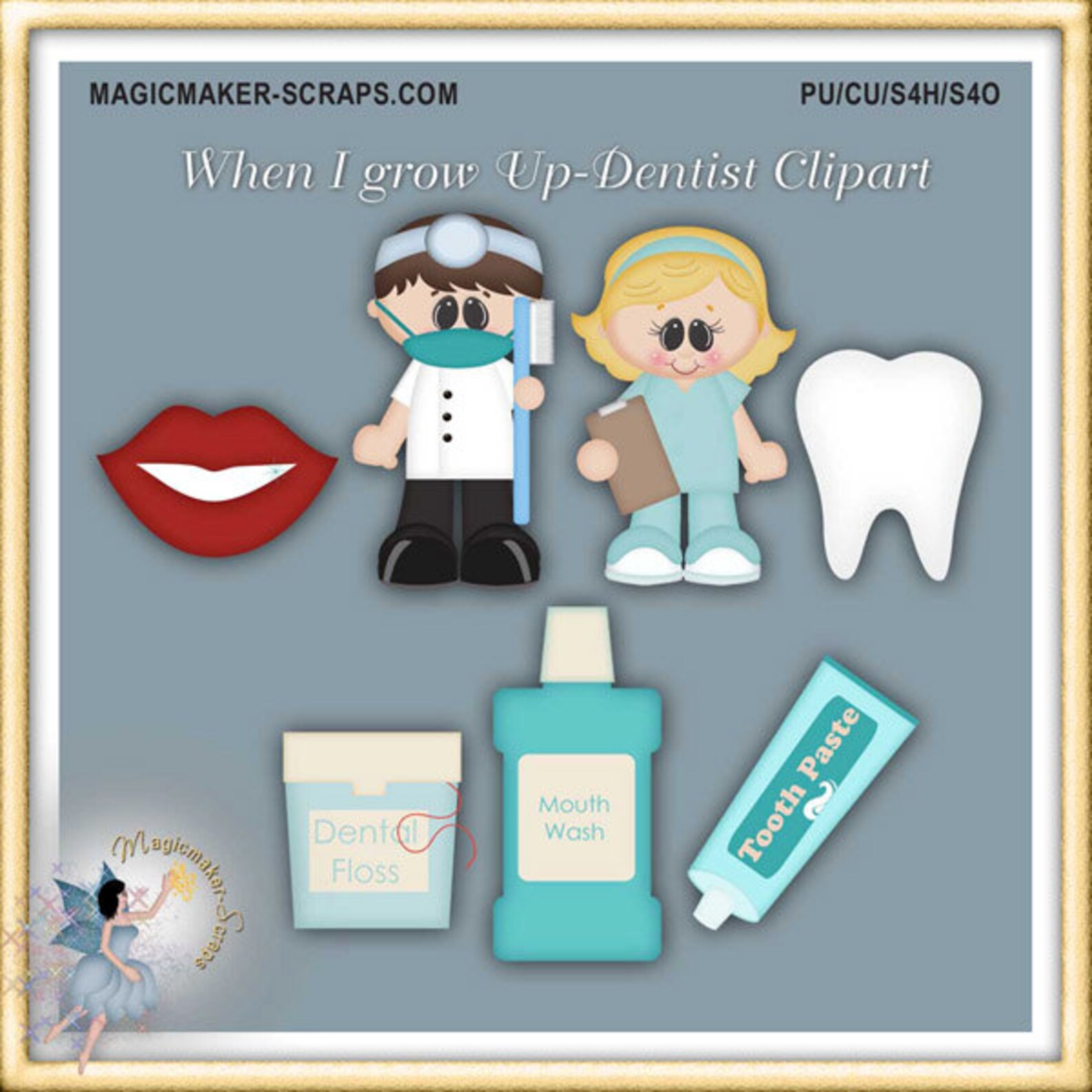 Dentist Clipart, When I Grow Up - Etsy