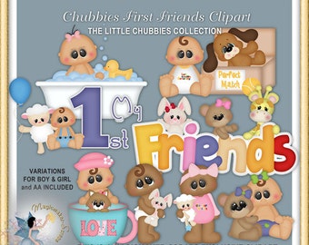 Baby Clipart Chubbies First St. Patrick's Day | Etsy