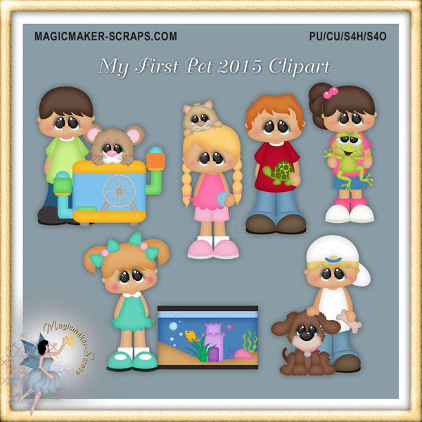 My First Pet Clipart - Etsy