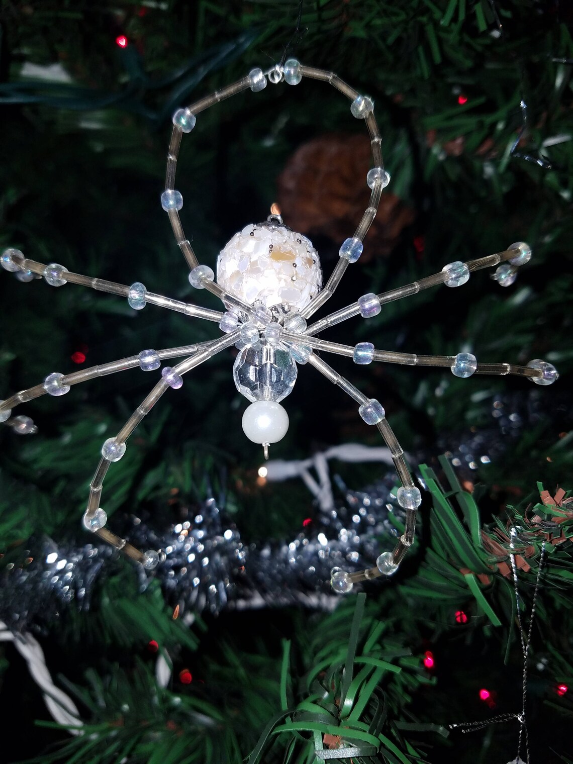 Beaded Spider, Christmas Spider Ornament, Beaded Spider Ornament - Etsy
