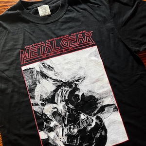 Metal Gear Solid Snake - T Shirt - Etsy