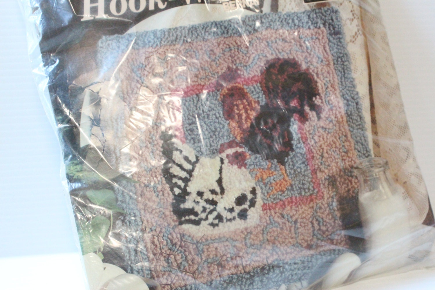 ROOSTER LATCH HOOK Kit Hen and Rooster Latch Hook Kit - Etsy