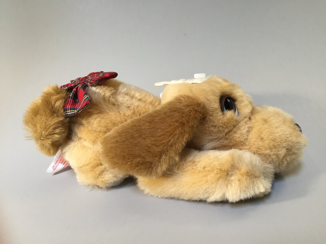 BROWN PLUSH DOG, Vintage Stuffed Dog, Fairview Hound Dog, Brown Hound ...