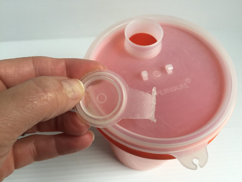 ROUND TUPPERWARE CONTAINER, Orange Tupperware, Tupperware Container ...
