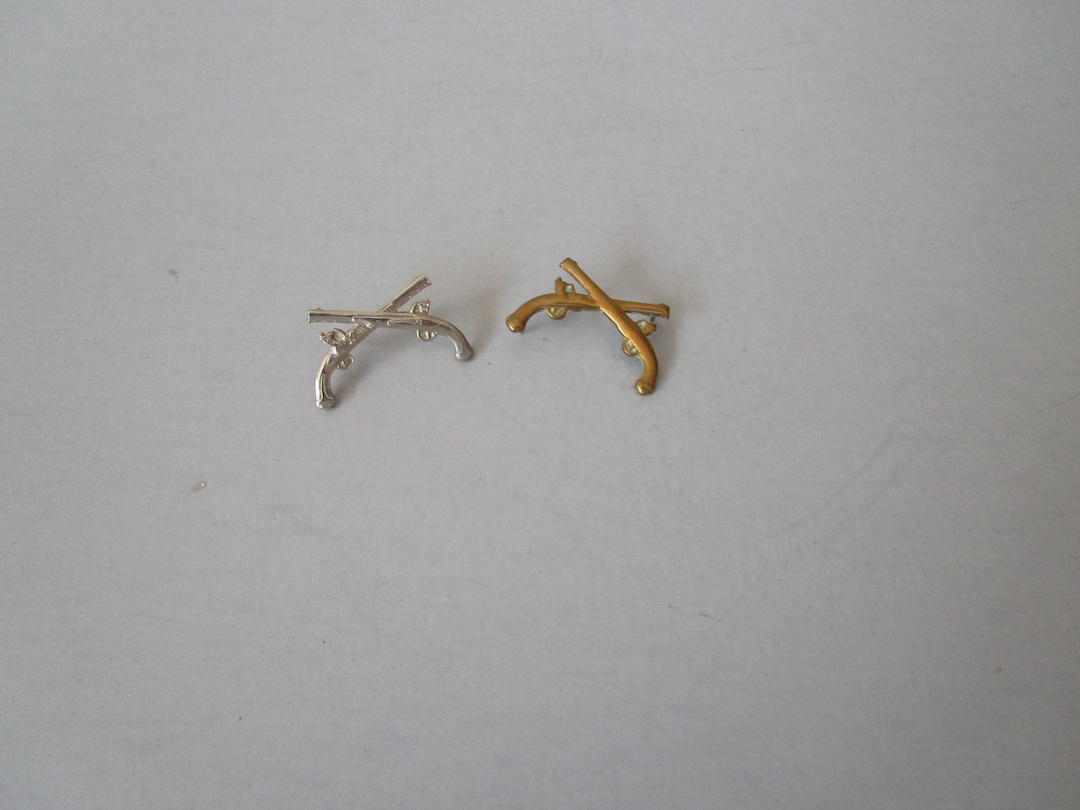 Army Military Police Pin, Crossed Gun Pin, Silver Military Police Pin ...