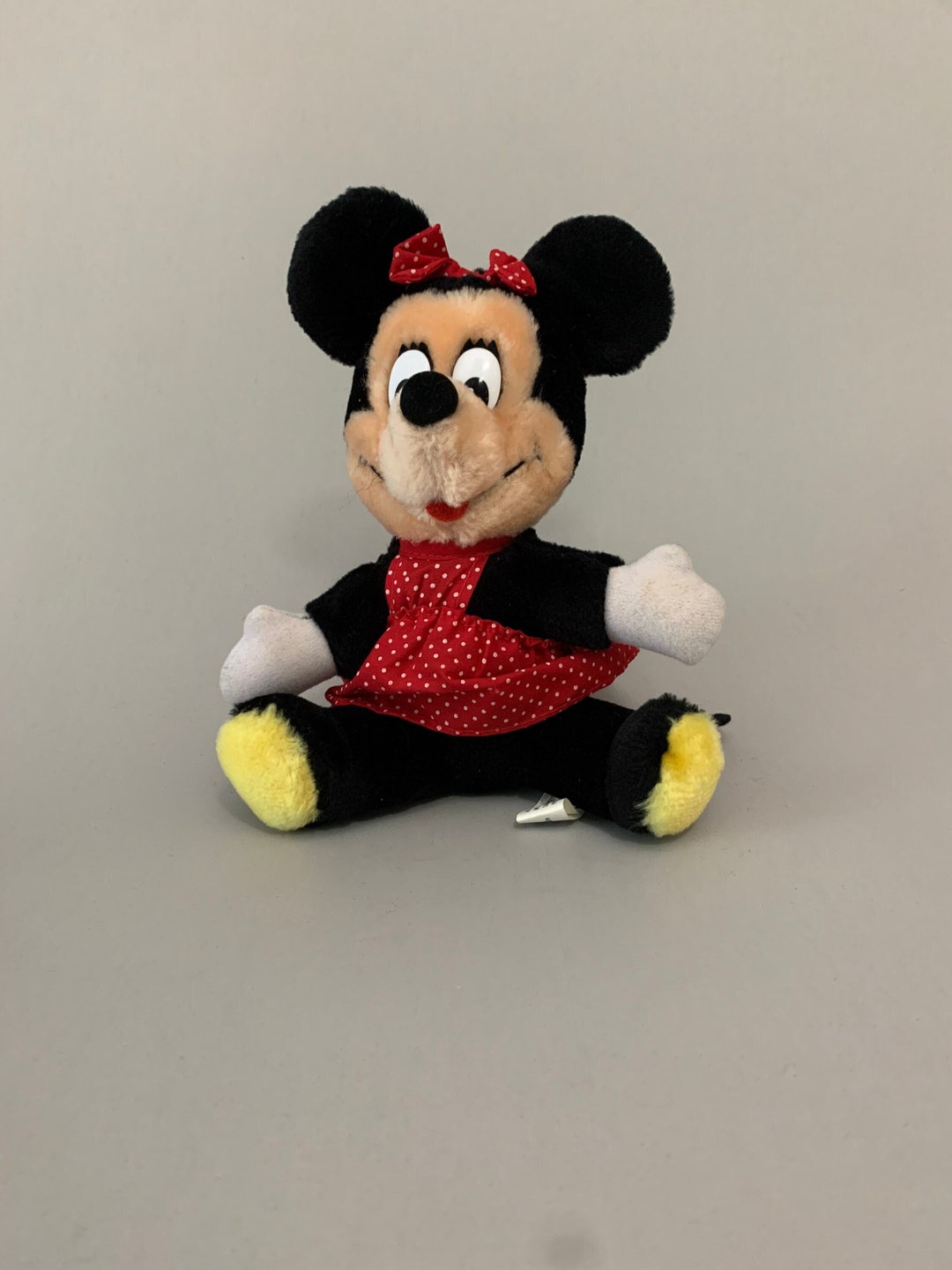 MINNIE MOUSE Stuffed Animal, Vintage Minnie Mouse, Disneyland Minnie ...