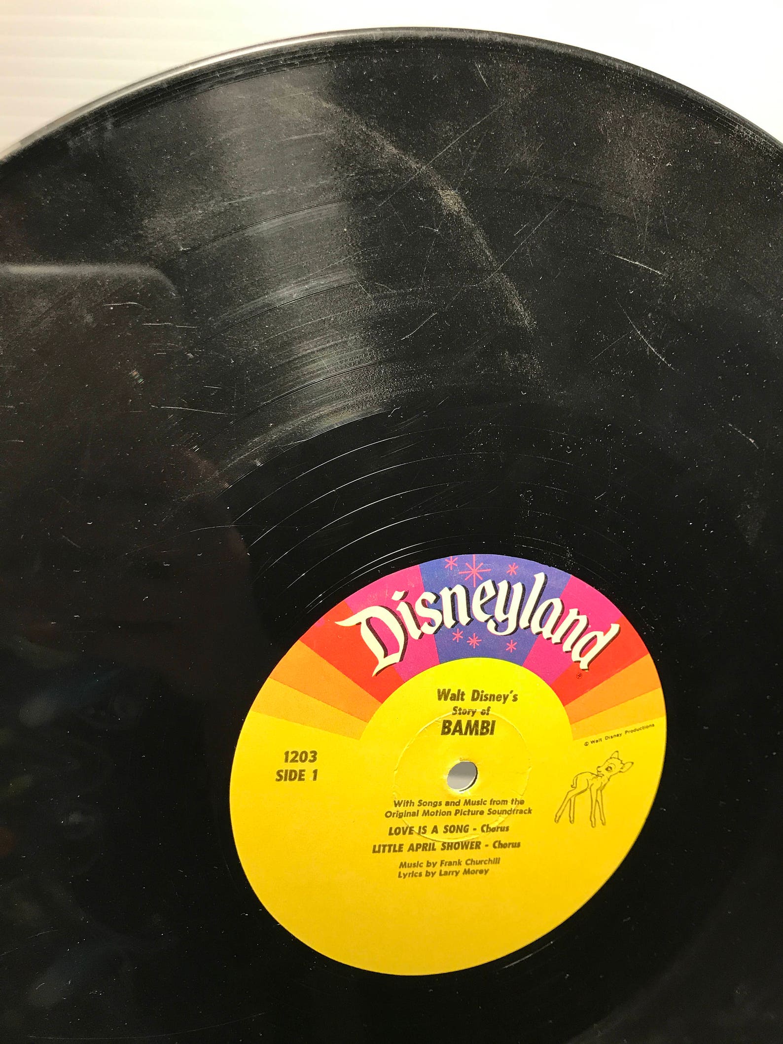 BAMBI RECORD Vintage Bambi Record Bambi Soundtrack Walt | Etsy