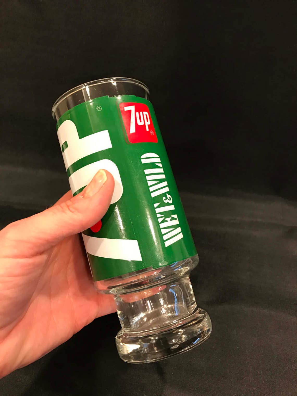 7 UP GLASS Vintage 7 up Glass Uncola Glass Wet & Wild | Etsy