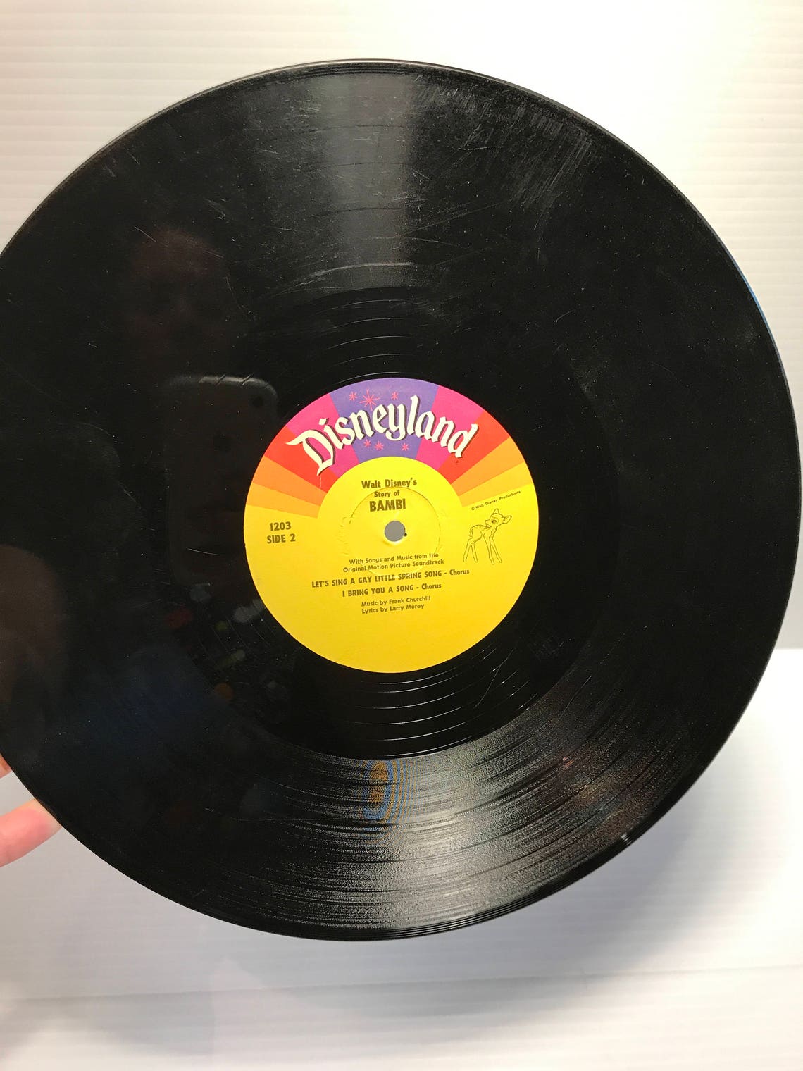 BAMBI RECORD Vintage Bambi Record Bambi Soundtrack Walt | Etsy