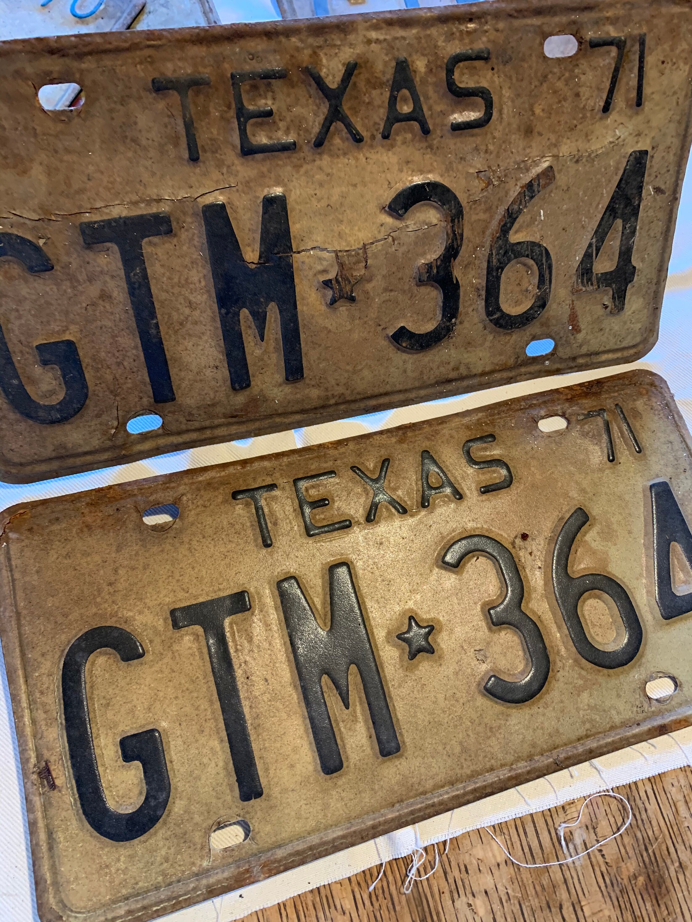 TEXAS LICENSE PLATE Vintage license plate Lone Star State | Etsy