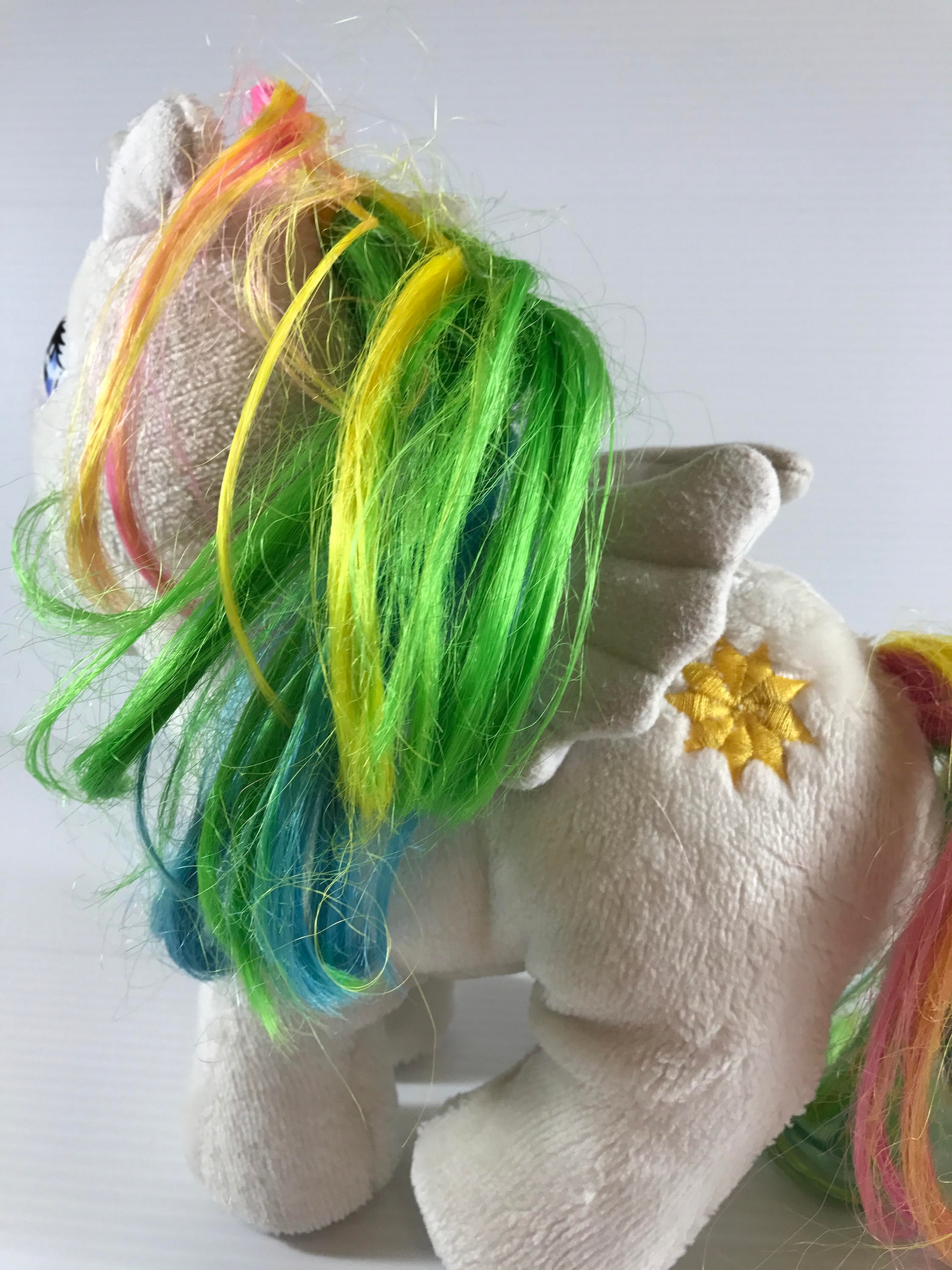 MY LITTLE PONY White My Little Pony Pony With Star Vintage - Etsy