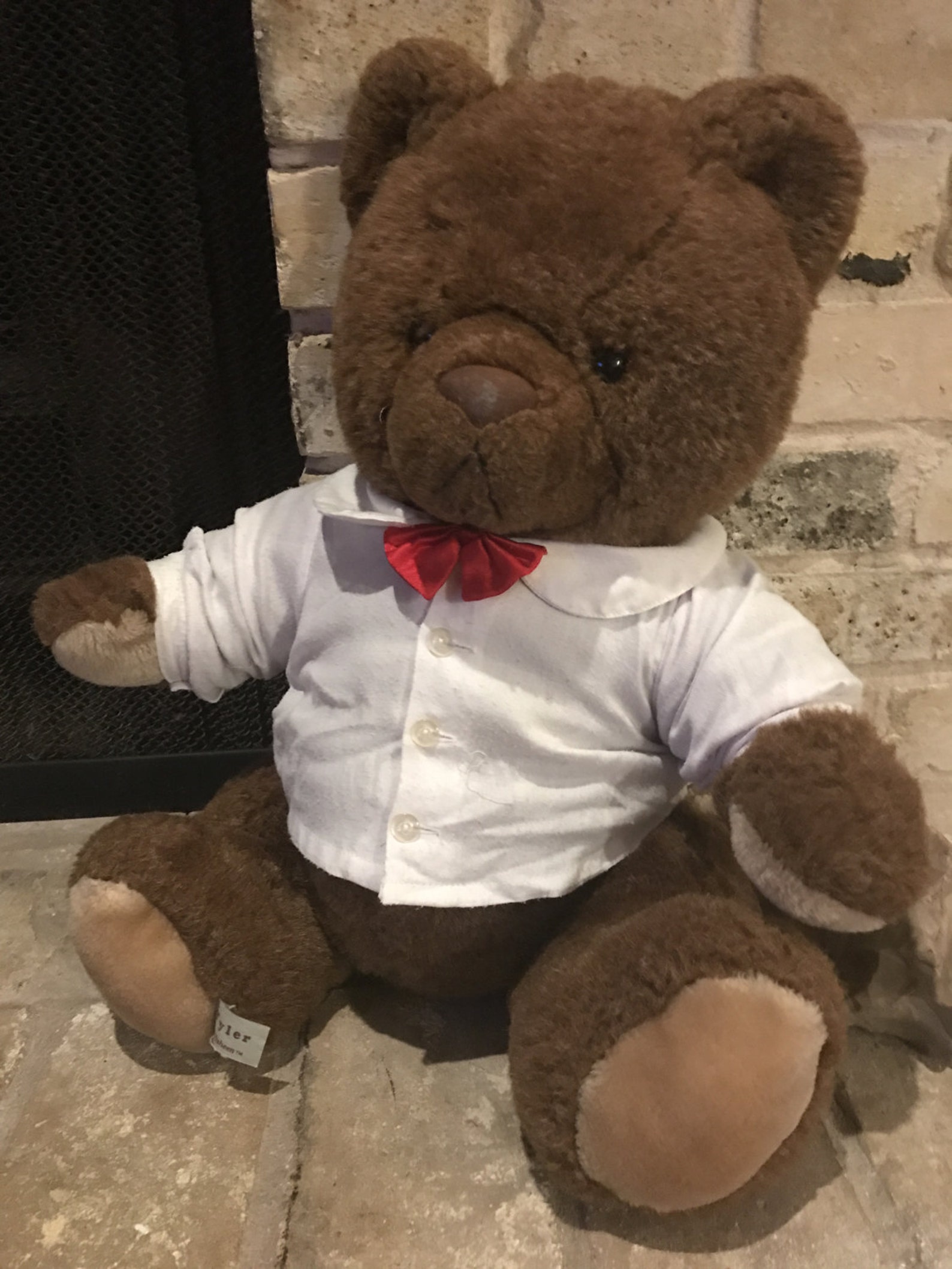 BROWN PLUSH BEAR Large Brown Bear Dark Brown Bear Bear With - Etsy