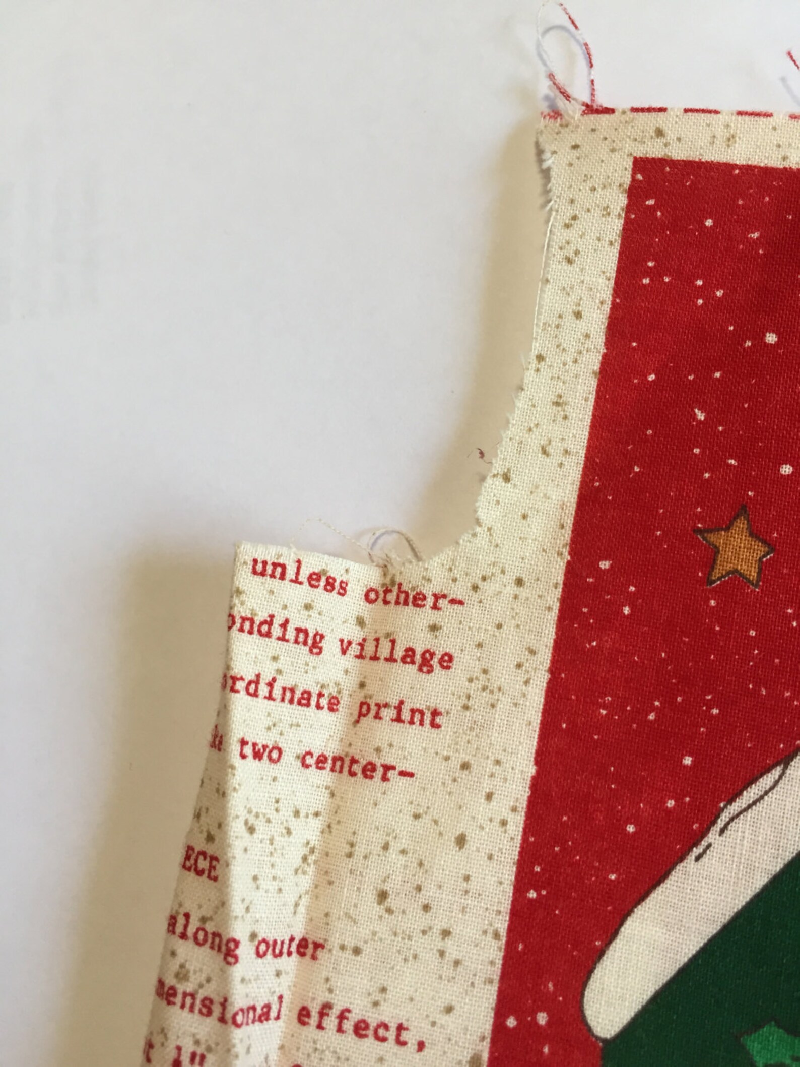 CHRISTMAS VILLAGE Craft Panel, Christmas Sewing Panel, Christmas Mantle ...