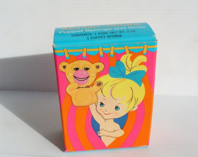 AVON MONKEY SHINES Box, Vintage Soap Box, Puppet Sponge and Soap ...