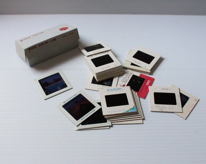 VINTAGE COLOR SLIDES, 1960s Vintage Slides, Vintage Set of Color Slides ...
