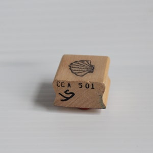 SEA SHELL Rubber Stamp, CC'S Rubber Stamp, Vintage Arts and Crafts ...