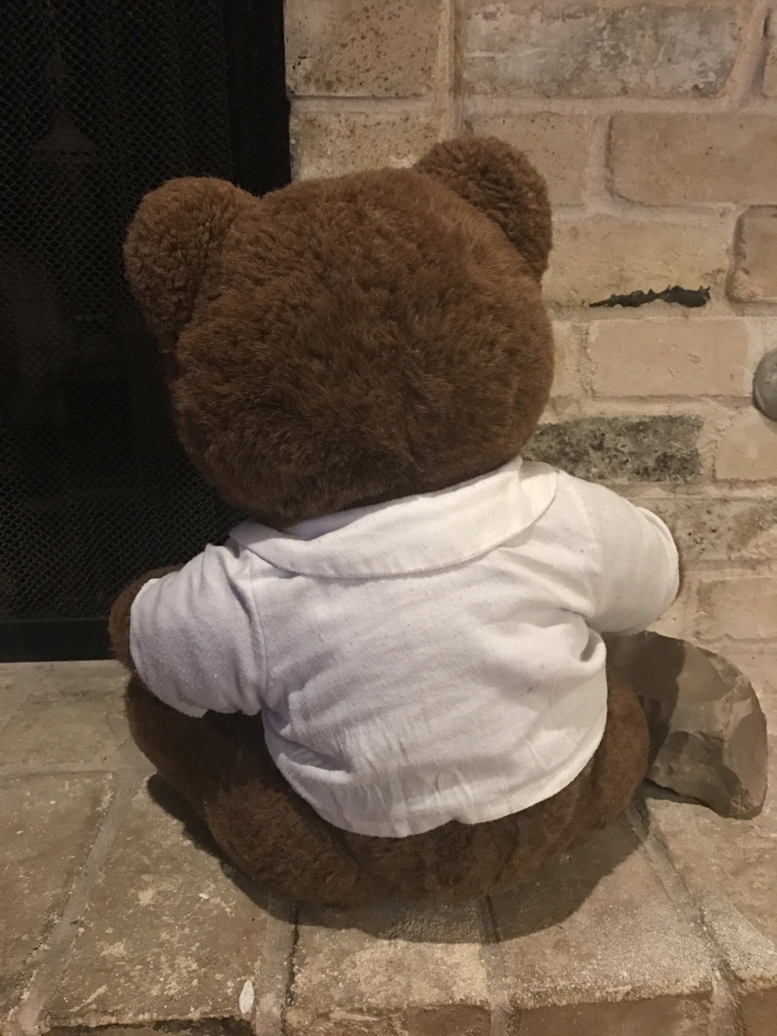 BROWN PLUSH BEAR Large Brown Bear Dark Brown Bear Bear With - Etsy