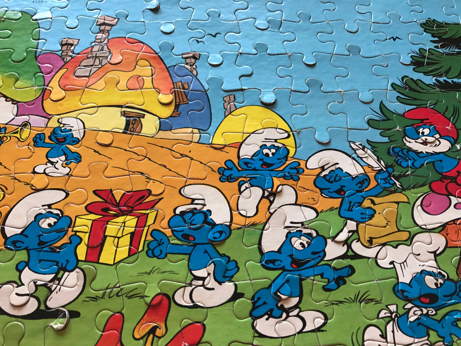 SMURF PUZZLE Vintage Smurf Puzzle 100 Piece Puzzle Puzzle - Etsy Ireland