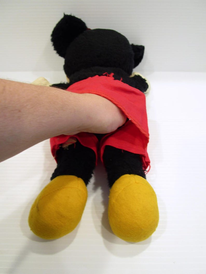 MICKEY MOUSE PUPPET vintage Mickey Mouse vintage plush | Etsy